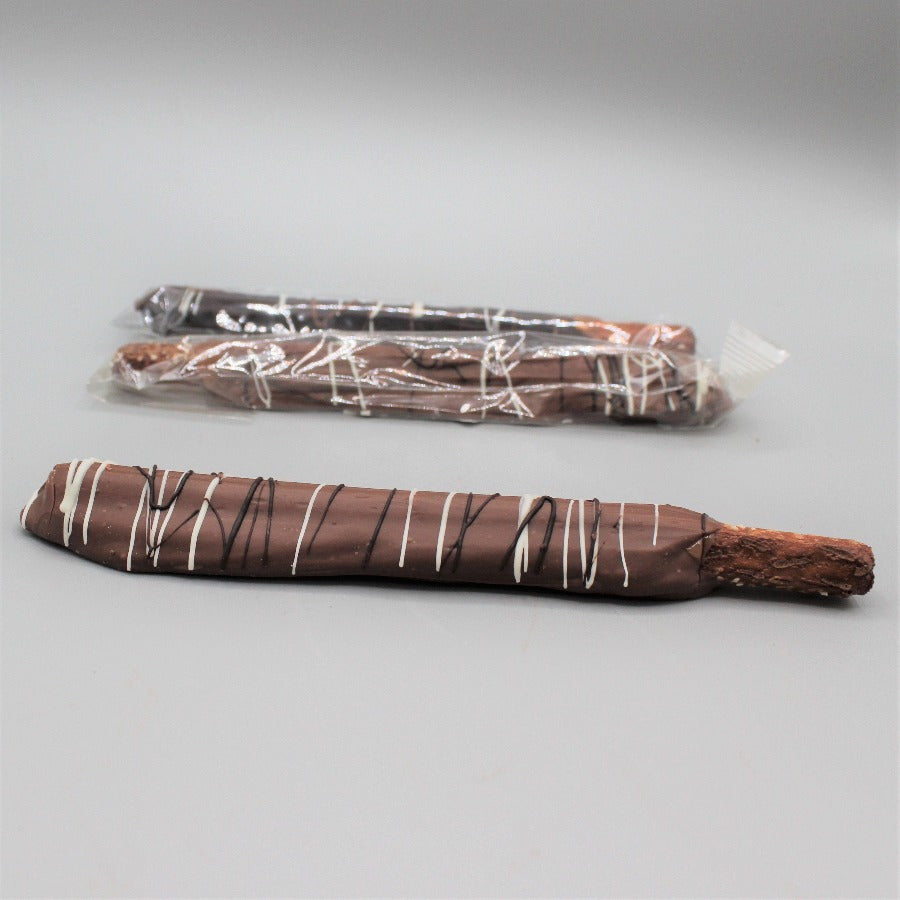 Chocolate Caramel Pretzel Rod – Chatham Candy Manor